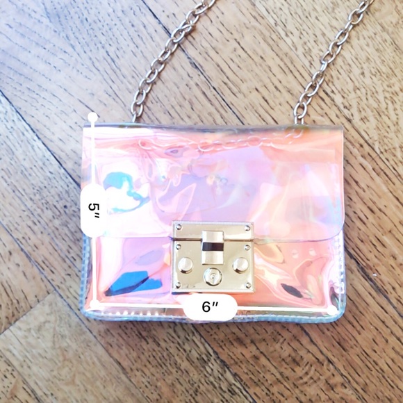 Bags | Holo Pvc Bag | Poshmark